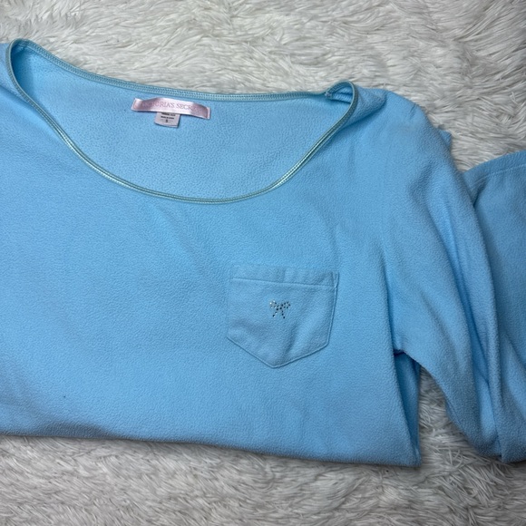Victoria's Secret | Tops | Vintage Victorias Secret Blue Lounge Top ...
